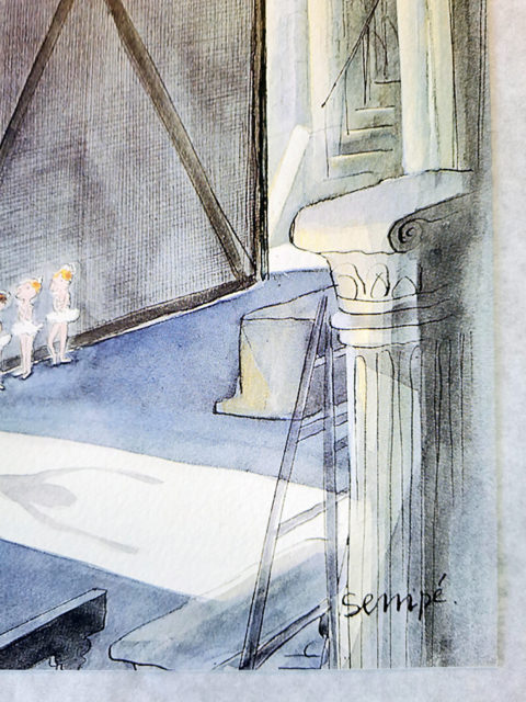 SEMPE – DANSEUSES CLASSIQUES - Format 30×40 cm : Tirage offset sur ...