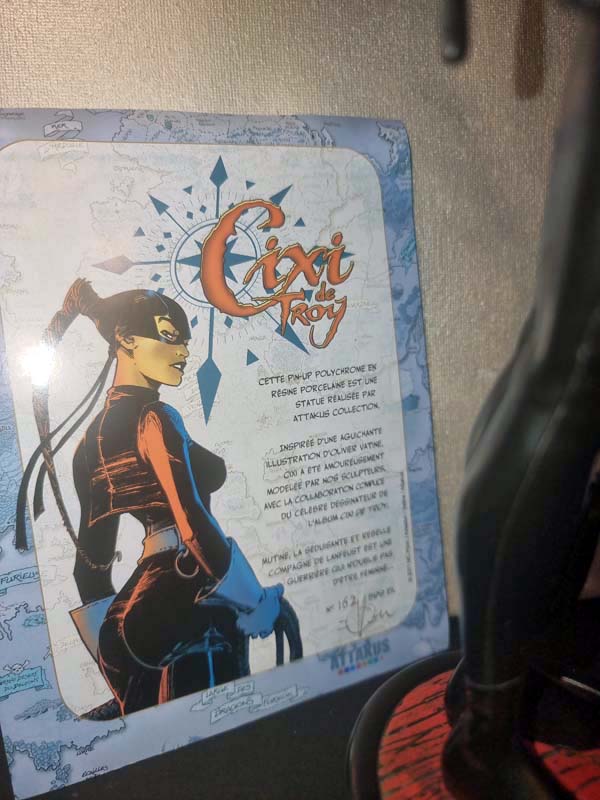 Attakus figurine cixi de troy 30 cm année 2011 tirage 599 ex version ...